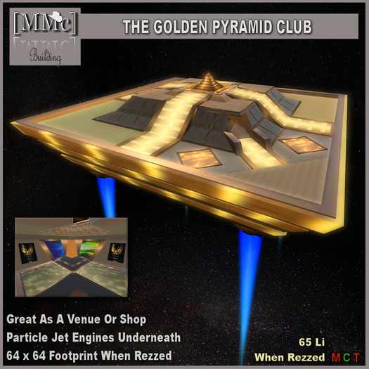Second Life Marketplace - The Golden Pyramid Space Club